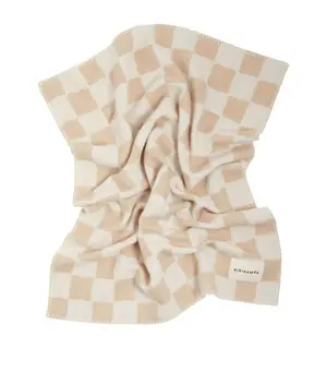BINIBAMBA Merino Wool Chequerboard Blanket