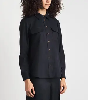 Lafayette 148 New York Wool Shirt