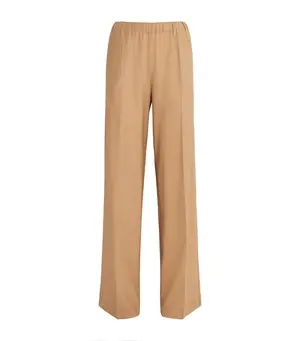 Fabiana Filippi Wool-blend Wide-leg Trousers