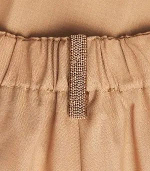 Fabiana Filippi Wool-blend Wide-leg Trousers