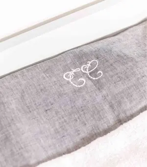 TARTINE ET CHOCOLAT Cotton Chambray Changing Mat Cover