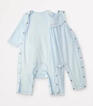 MIKI HOUSE Cotton Embroidered Playsuit