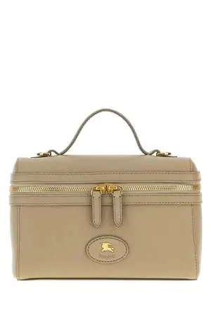 Burberry Dove Grey Leather Bloomsbury Handbag - Gray