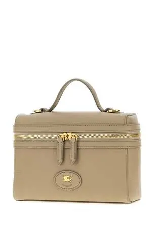 Burberry Dove Grey Leather Bloomsbury Handbag - Gray