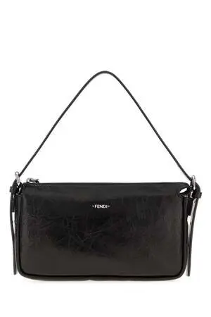 Fendi Leather Mall Handbag