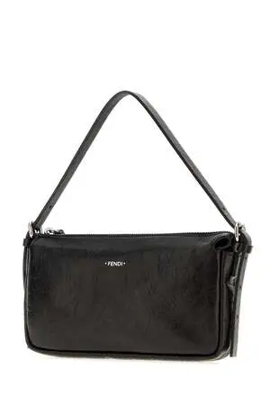 Fendi Leather Mall Handbag