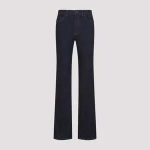Saint Laurent Vintage-inspired Eagle Jeans In Cotton - Blue