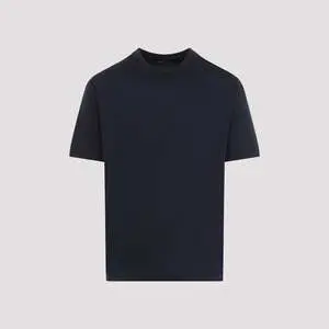 Kiton Cotton Crewneck T-shirt - Blue