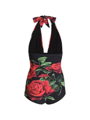 Dolce & Gabbana Rose Print Swimsuit