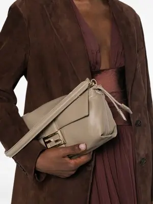 Fendi Baguette Medium Leather Handbag