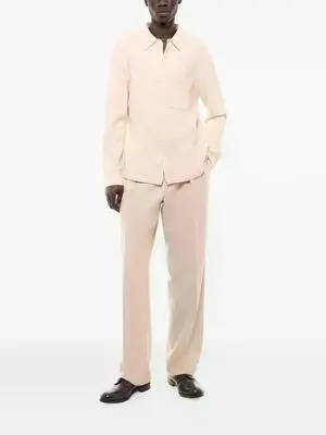 FURSAC Waffle-knit Long-sleeve Shirt