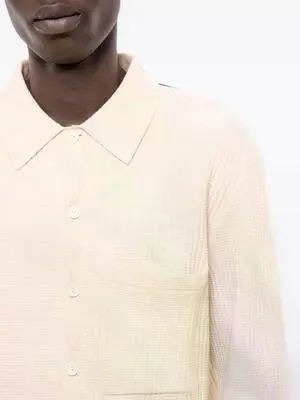 FURSAC Waffle-knit Long-sleeve Shirt