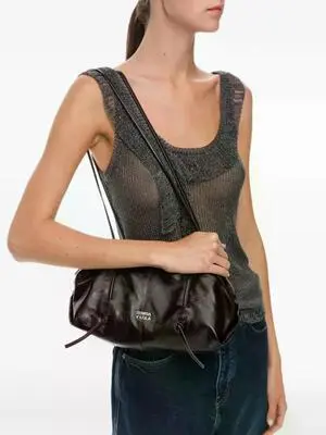 Bimba Y Lola Burgundy Leather Lolita Bag