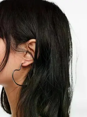 Bimba Y Lola Heart Earrings - Silver