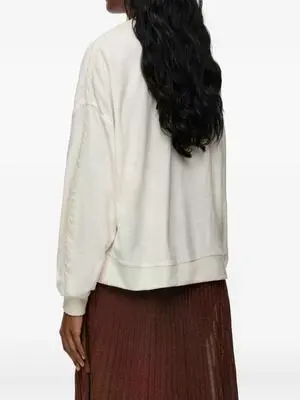Bimba Y Lola Toweling V-neck Sweatshirt