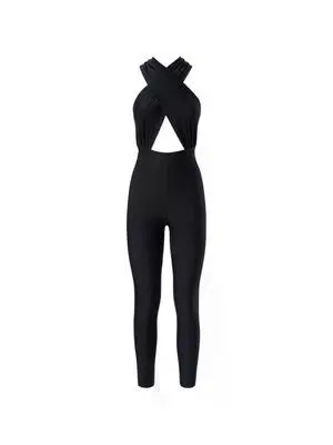 Andamane Halterneck Cut-out Jumpsuit