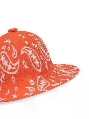 KANGOL Paisley-pattern Bucket Hat