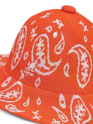 KANGOL Paisley Pattern Bucket Hat - Orange