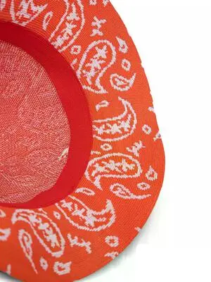 KANGOL Paisley Pattern Bucket Hat - Orange