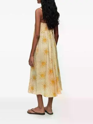 Bimba Y Lola Bimba The South A-line Pleated Dress