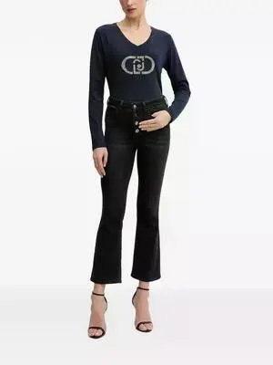 Liu Jo Embellishment V-neck Top
