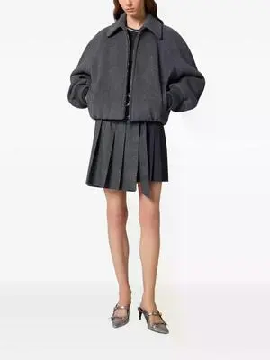 MSGM Belted Pleated Mini Skirt