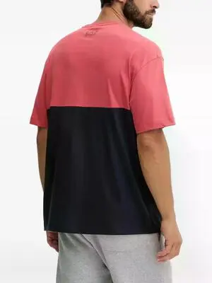 EA7 Colour-block Logo-patch T-shirt