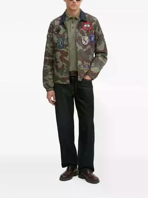 AERONAUTICA MILITARE Camouflage Patched Jacket