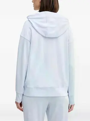 Dkny Logo-appliqué Zip-up Hoodie