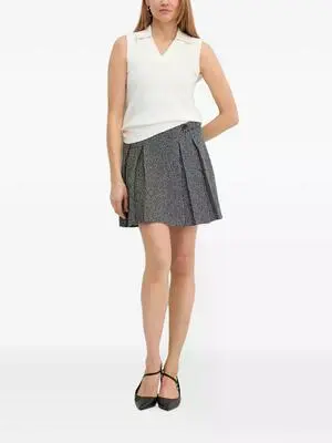 Dkny V-neck Knitted Vest