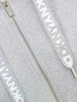 Dkny Hooded Zip-up Top