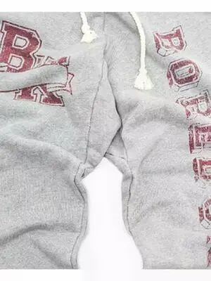 BOREDOM KILLS Collegiate Logo-print Track Pants