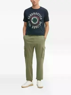AERONAUTICA MILITARE Drawstring-waist Track Pants