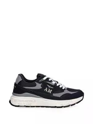 AERONAUTICA MILITARE Embroidered Logo Sneakers