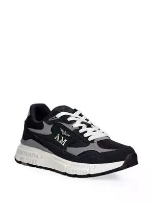 AERONAUTICA MILITARE Embroidered Logo Sneakers