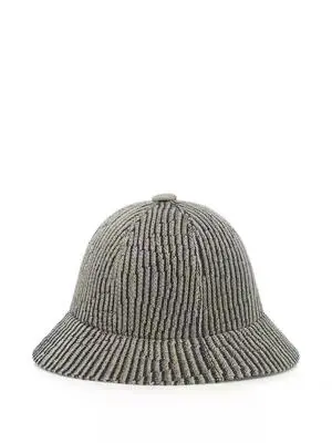 KANGOL Logo-appliqué Striped Bucket Hat