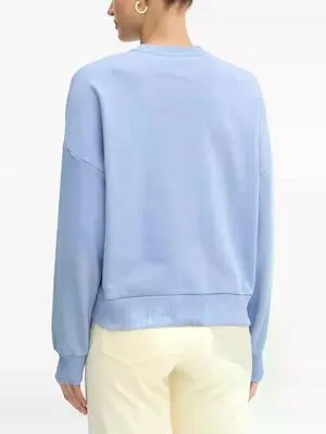 Iceberg Logo Embroidered Dropped-shoulder Sweater