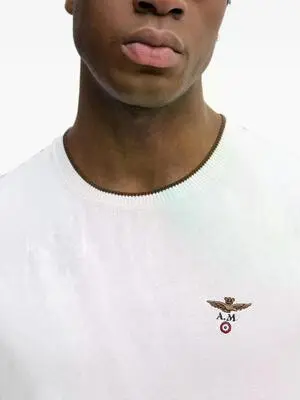 AERONAUTICA MILITARE Embroidered Logo Sweater
