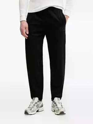 EA7 Logo-print Track Pants - Black