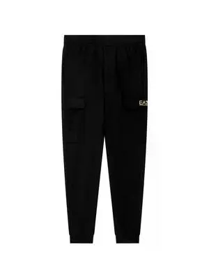 EA7 Cargo Pocket Trousers - Black