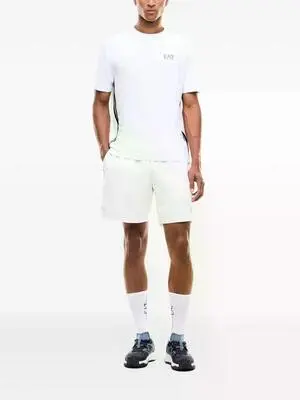 EA7 Logo Print T-shirt - White