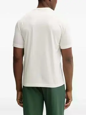 EA7 Logo-patch Panelled T-shirt