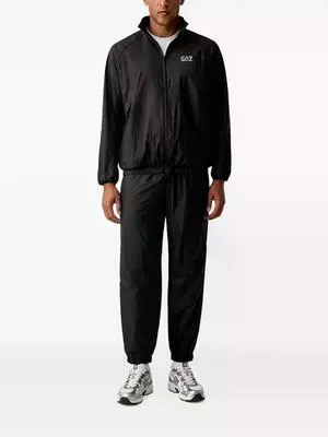EA7 Logo-print Tracksuit - Black