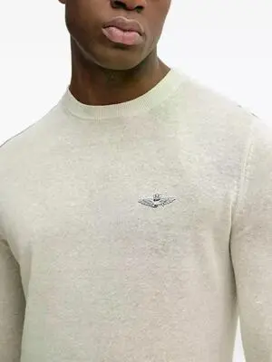 AERONAUTICA MILITARE Logo Embroidered Sweater