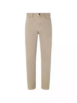 Zegna Light Taupe Cotton Roccia Pants - Neutrals