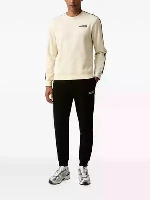 EA7 Logo-patch Tape-detail Sweatshirt