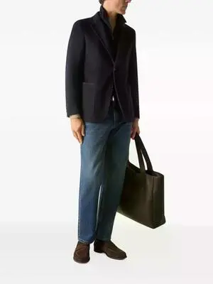 Zegna Navy Oasi Cashmere Jacket
