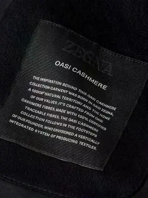 Zegna Navy Oasi Cashmere Jacket