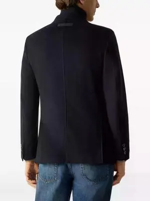 Zegna Oasi Cashmere Jacket With Detachable Bib