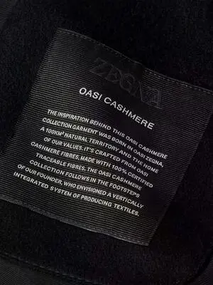 Zegna Oasi Cashmere Jacket With Detachable Bib